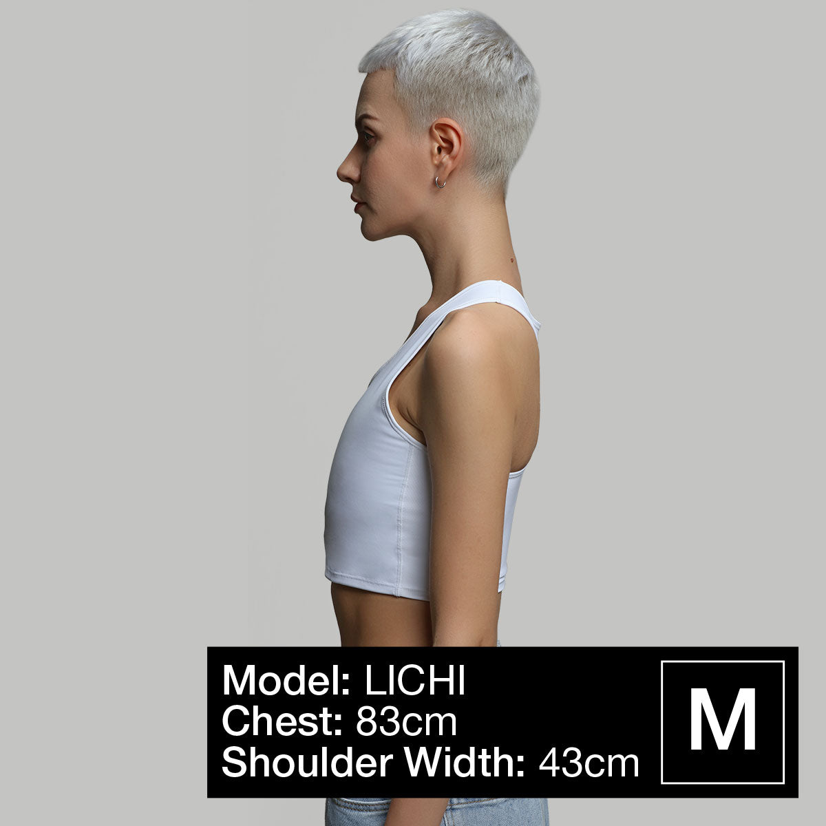 Fytist Short Chest Binder Racerback| Tight Flat Lycra Racerback Half ...